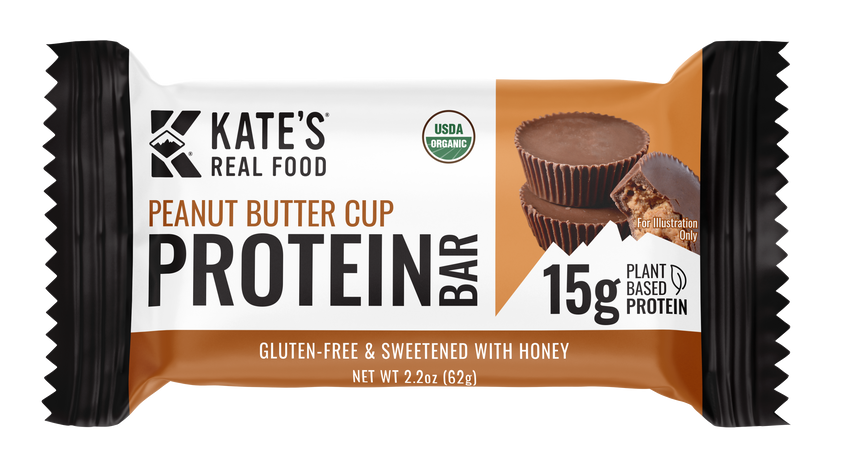 Peanut Butter Cup Protein Bars | Kate's Real Food