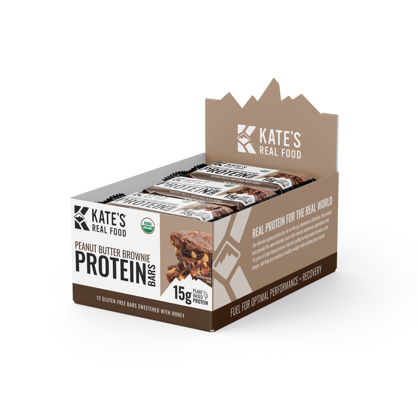 Peanut Butter Brownie Protein Bars – Kate's Real Food